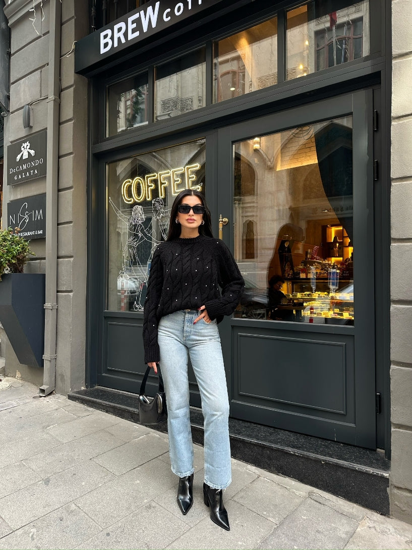 Cable Knitted Jumper – Love XO